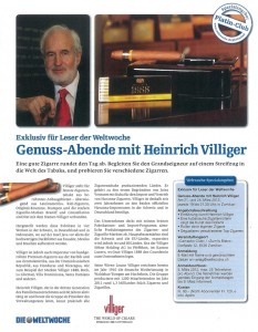 Heinrich Villiger live erleben | Manuel's Shop